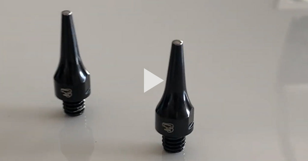 Titanium Mirror Polished Narrow Tip – EdgyTools